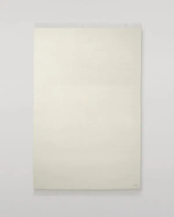 Johnstons Of Elgin Plain Cashmere Throw - White