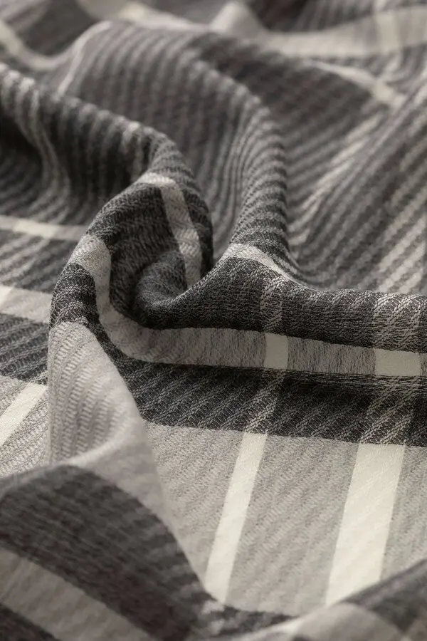 Johnstons Of Elgin Twill Check Scarf
