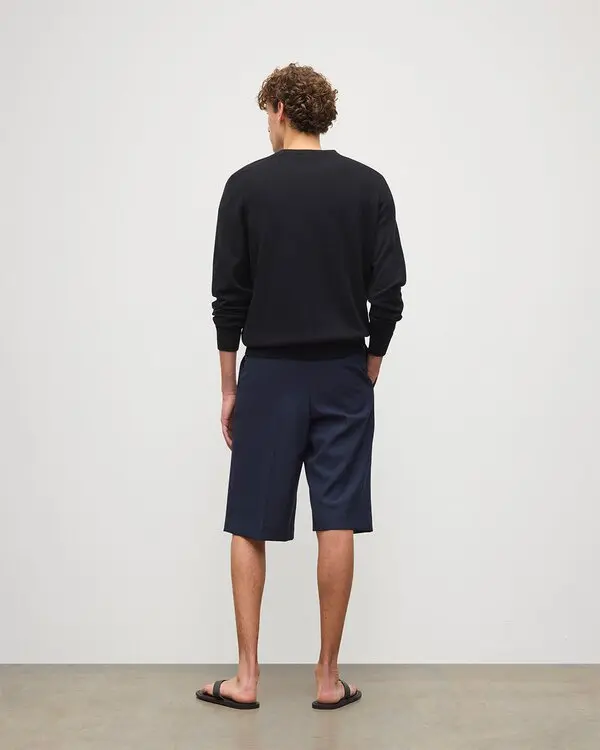 Johnstons Of Elgin Classic Cashmere Crew Jumper - Black