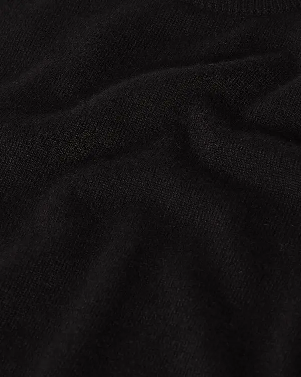 Johnstons Of Elgin Classic Cashmere Crew Jumper - Black