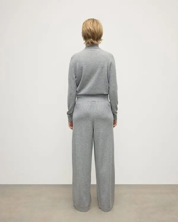 Johnstons Of Elgin Wide Leg Cashmere Trousers