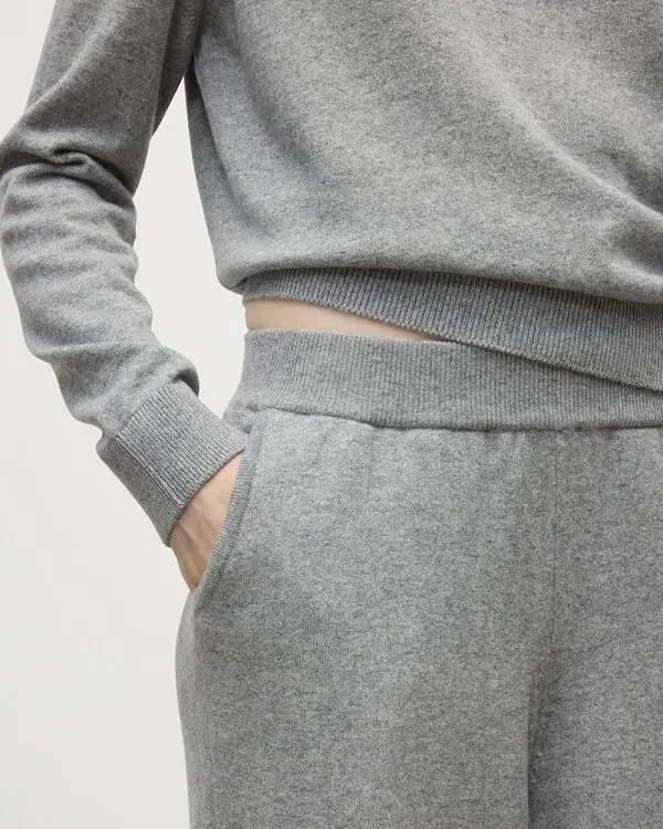 Johnstons Of Elgin Wide Leg Cashmere Trousers