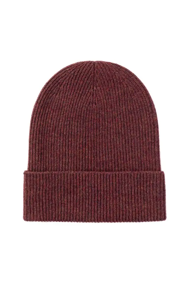 Johnstons Of Elgin Slouchy Cashmere Beanie - Red