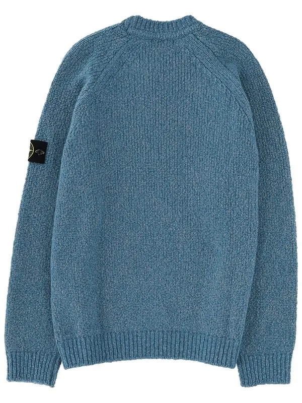 Stone Island Wool Blend Sweater - Azure
