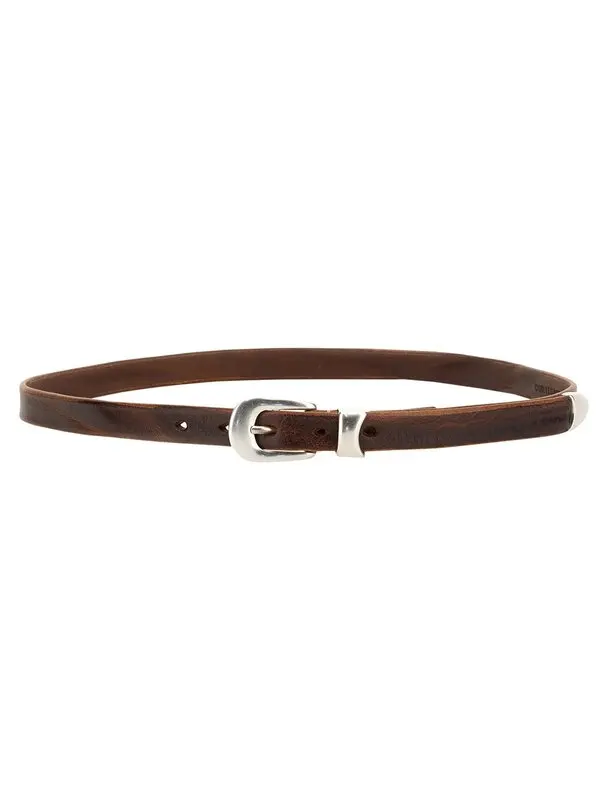 Our Legacy Leather Belt - Brown