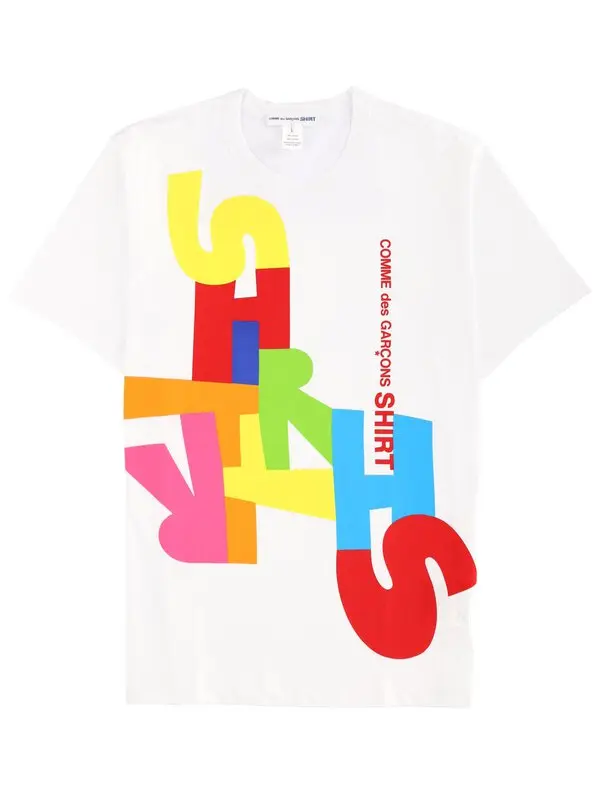 Comme Des Garçons T-shirt With Print - White