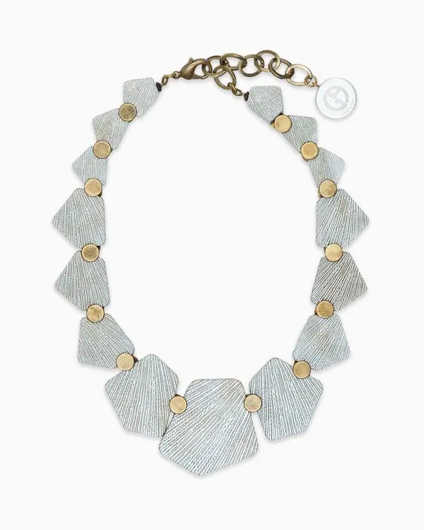 Giorgio Armani Resin And Metal Choker Necklace - Grey
