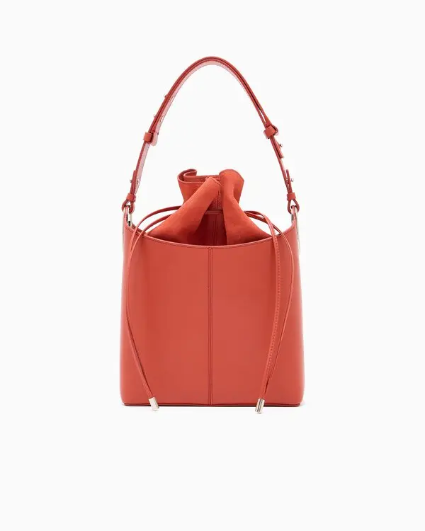 Giorgio Armani Smooth Calfskin Bucket Bag