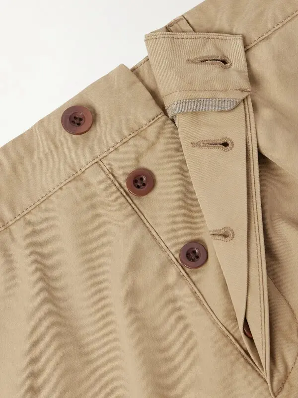 Sid Mashburn Straight-leg Garment-dyed Cotton-twill Trousers