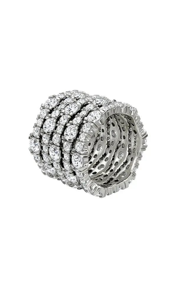 VRAI 14k White Gold Lab-grown Diamond Ring