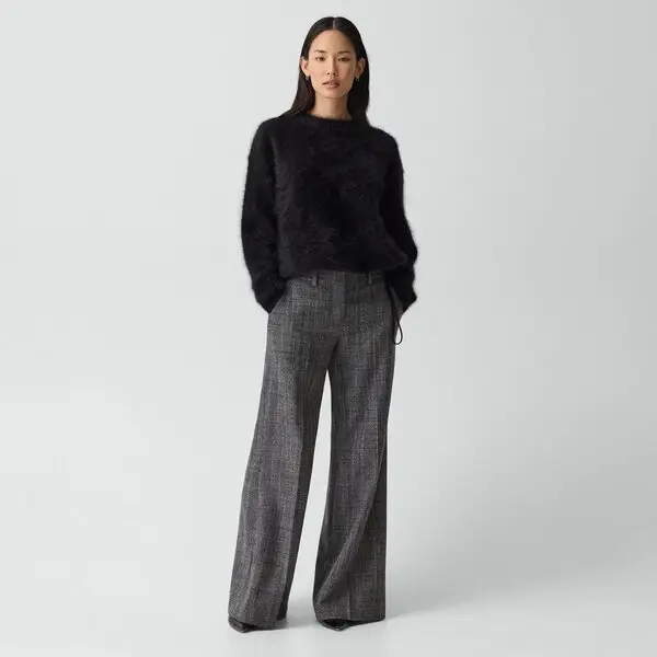 Theory Wide-leg Pant In Malfile Wool