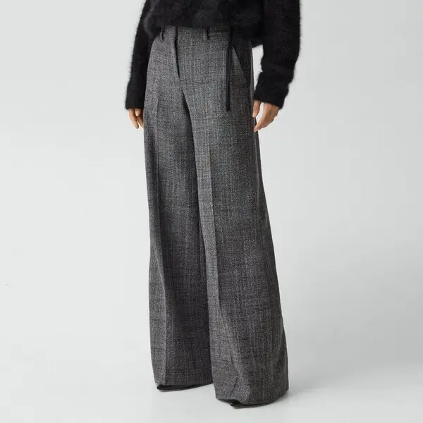 Theory Wide-leg Pant In Malfile Wool