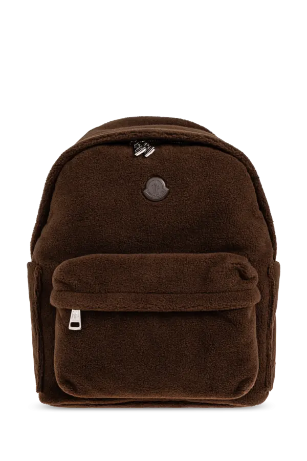 Moncler Backpack With Logo - Brown