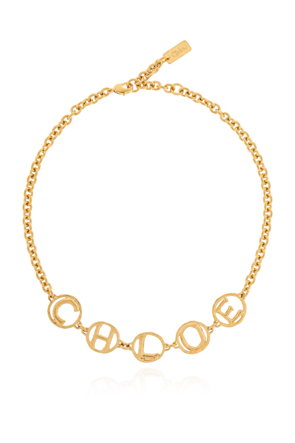 Chloé Brass Necklace - Gold