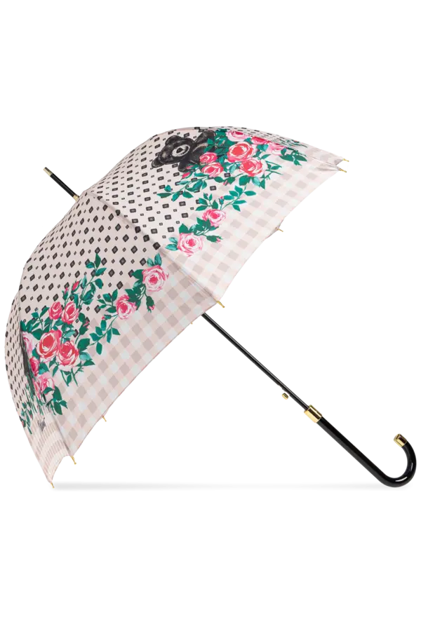 Moschino Printed Umbrella - Pink
