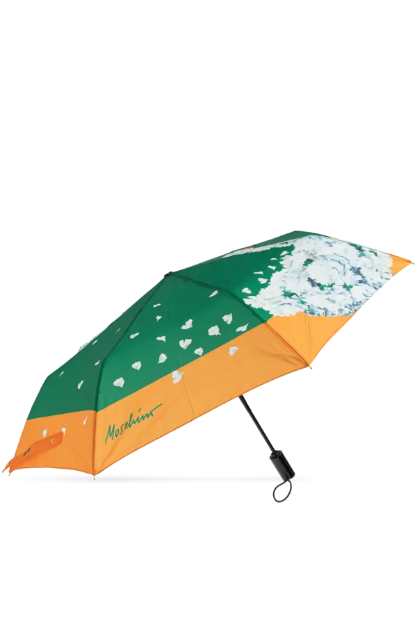 Moschino Folding Umbrella - Green