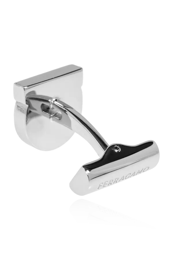 FERRAGAMO Cufflinks In The Shape Of A Logo