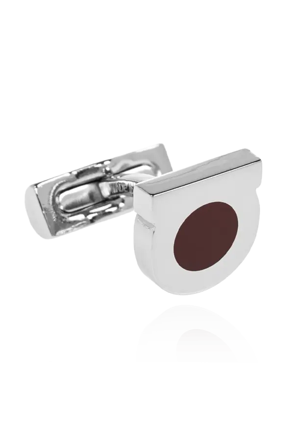 FERRAGAMO Cufflinks In The Shape Of A Logo