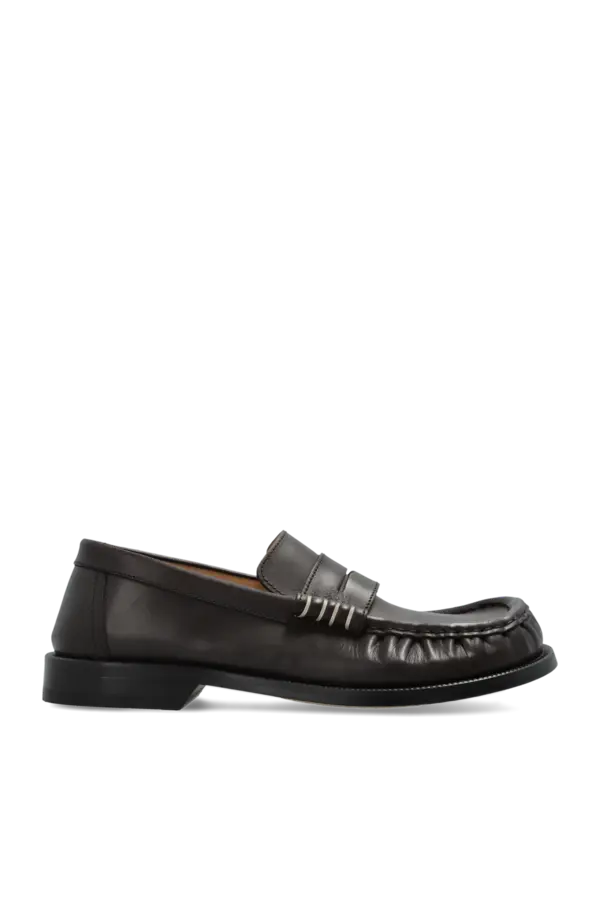 JW Anderson Leather Loafers - Brown