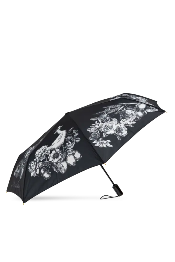 Moschino Folding Umbrella - Black