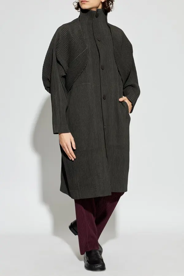 Issey Miyake Pleated Coat