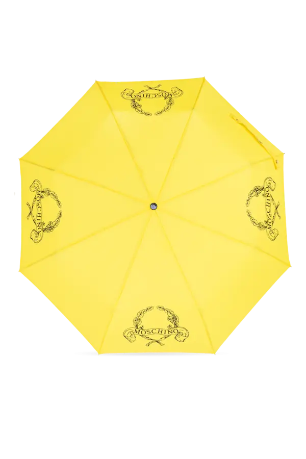 Moschino Folding Umbrella - Yellow