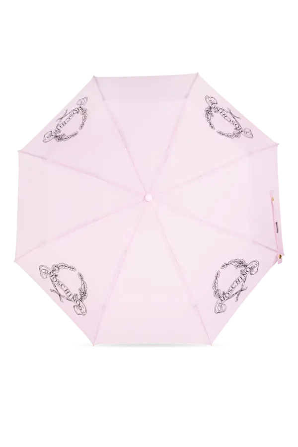 Moschino Folding Umbrella - Pink