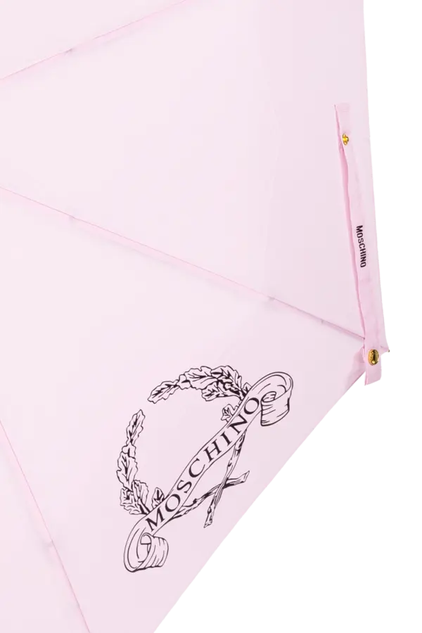 Moschino Folding Umbrella - Pink