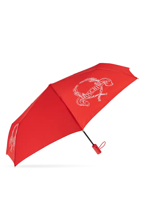 Moschino Folding Umbrella - Red