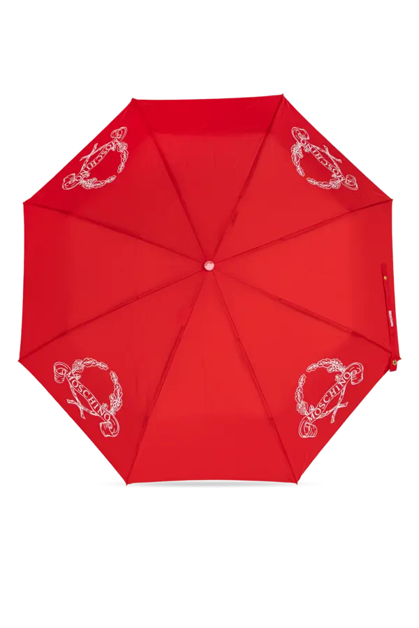 Moschino Folding Umbrella - Red