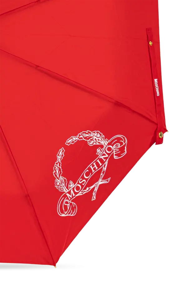 Moschino Folding Umbrella - Red
