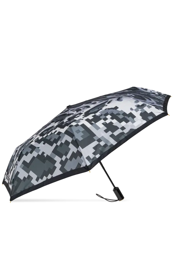 Moschino Folding Umbrella - Grey