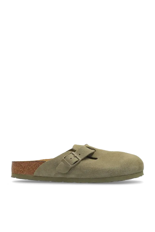 BIRKENSTOCK Boston Bs Slides - Green