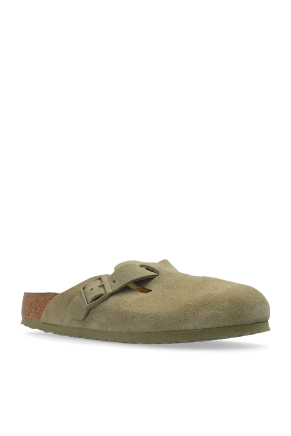BIRKENSTOCK Boston Bs Slides - Green