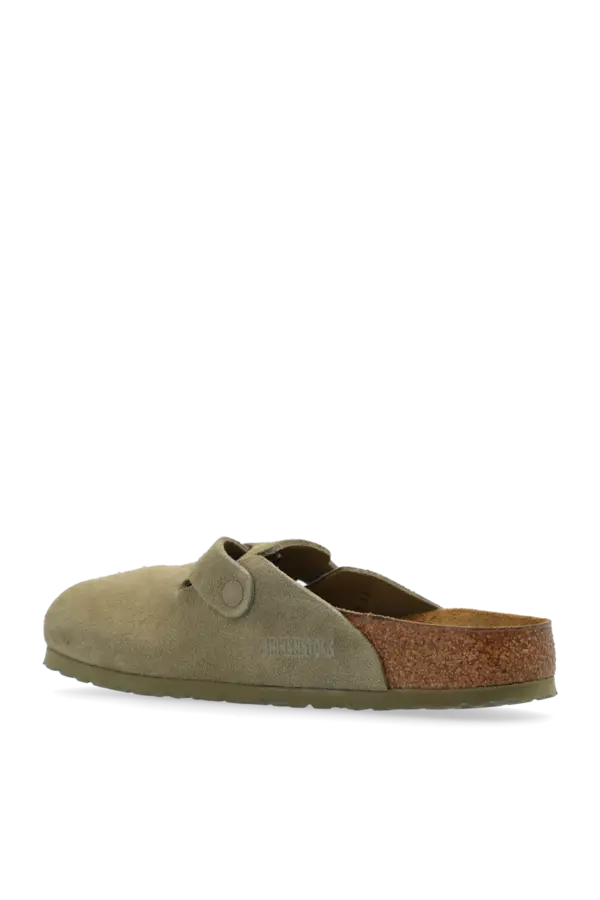 BIRKENSTOCK Boston Bs Slides - Green