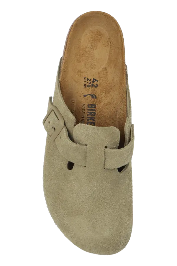 BIRKENSTOCK Boston Bs Slides - Green