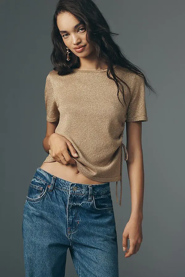 Anthropologie Short-sleeve Crew-neck Tee