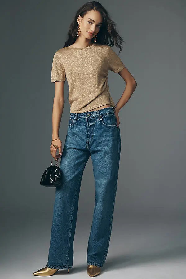 Anthropologie Short-sleeve Crew-neck Tee