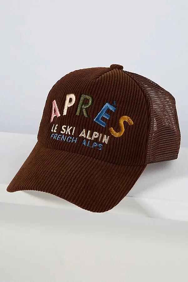 WORN/WEST Après Ski Trucker Hat - Chocolate Apres