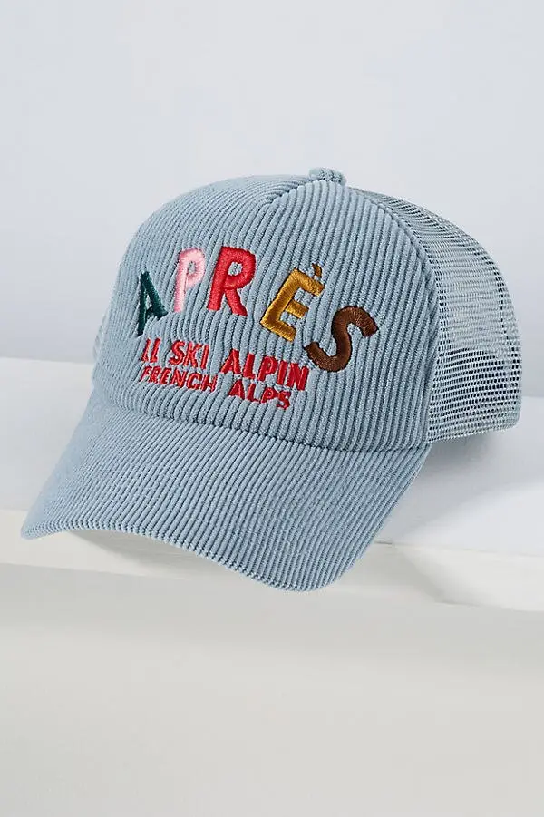 WORN/WEST Après Ski Trucker Hat - Sky Apres