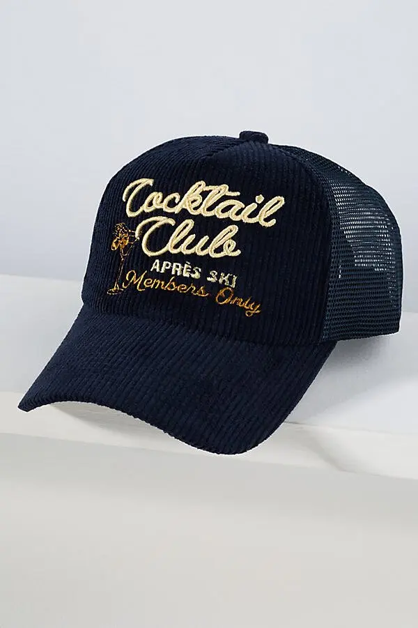 WORN/WEST Members Only Trucker Hat - Cocktail Club