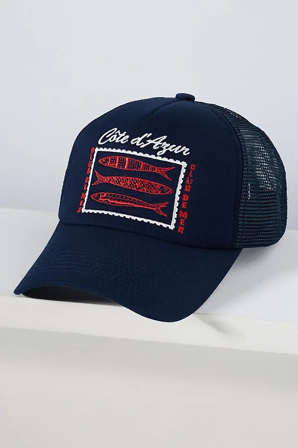 WORN/WEST Coastal Trucker Cap - Navy
