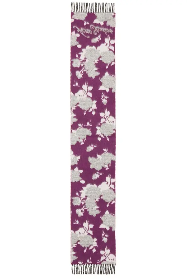 Acne Studios Flower Scarf - White