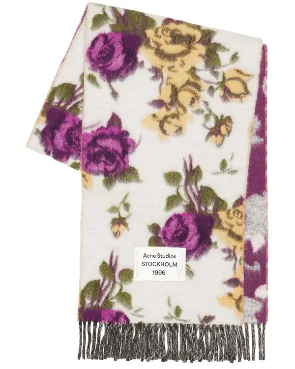 Acne Studios Flower Scarf