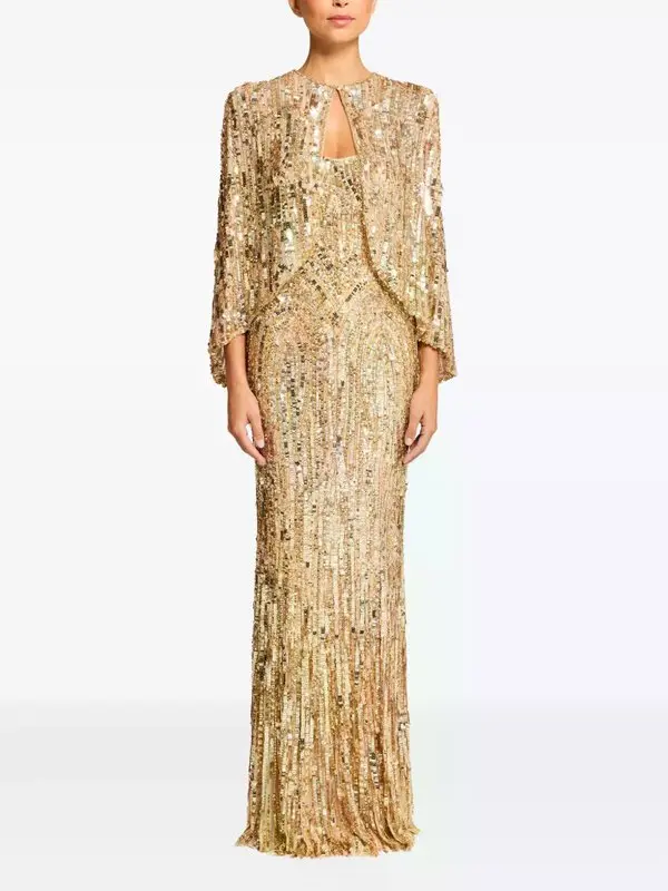 Jenny Packham Vulsa Cape - Gold