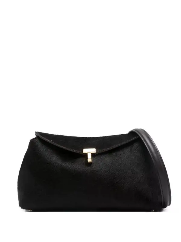 TOTEME T-lock Detail Clutch - Red
