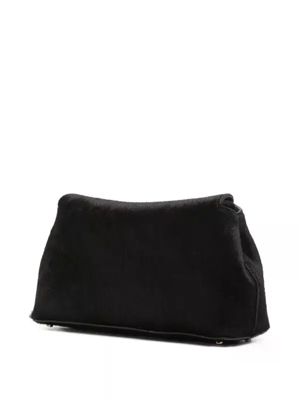TOTEME T-lock Detail Clutch - Red