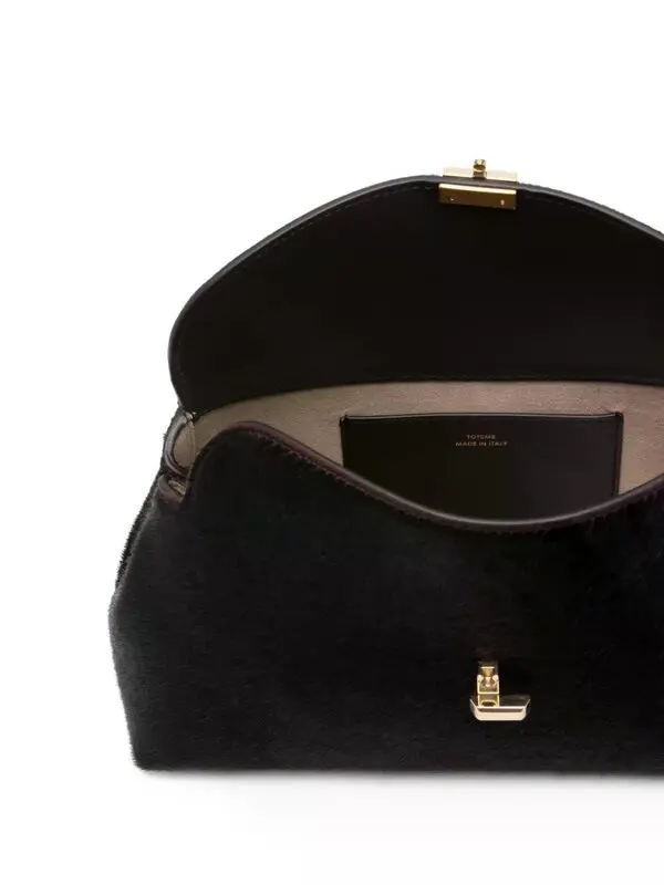 TOTEME T-lock Detail Clutch - Red
