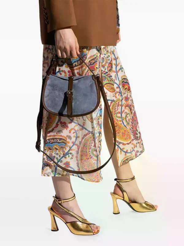 Etro Buckle-detail Tote Bag - Blue