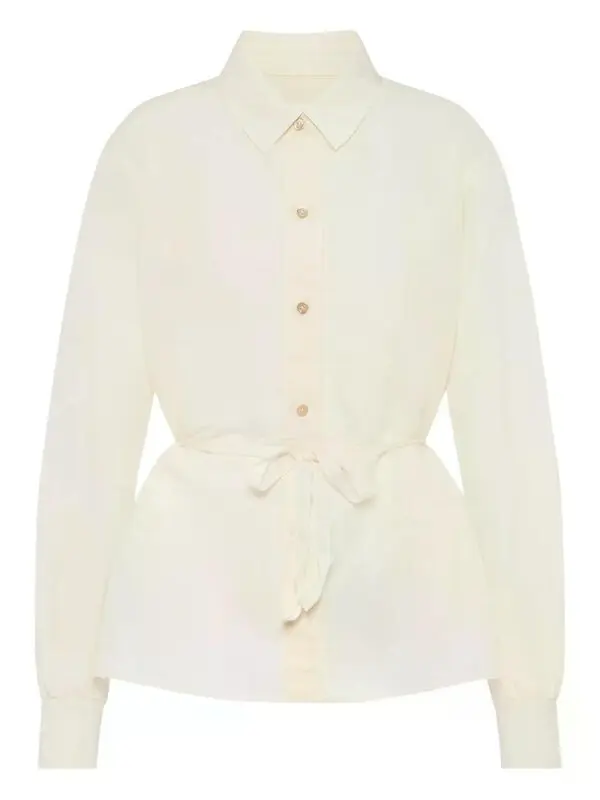 MAISON MARGIELA Belted Long-sleeve Shirt